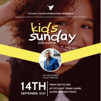 kids sunday service Template | PosterMyWall