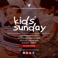 kids sunday service Template | PosterMyWall