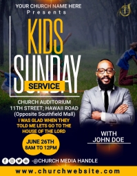 kids sunday service Template | PosterMyWall