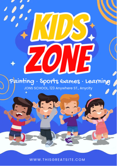 Copy of Kids Zone Design Template | PosterMyWall
