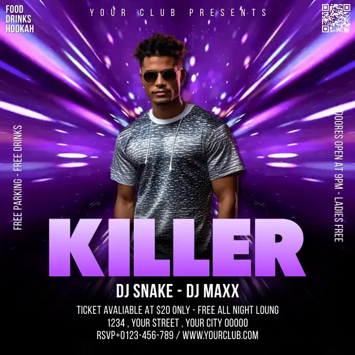Killer Party Template | PosterMyWall