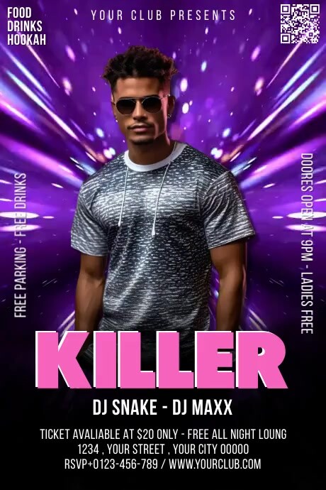 Plantilla de Killer Party | PosterMyWall