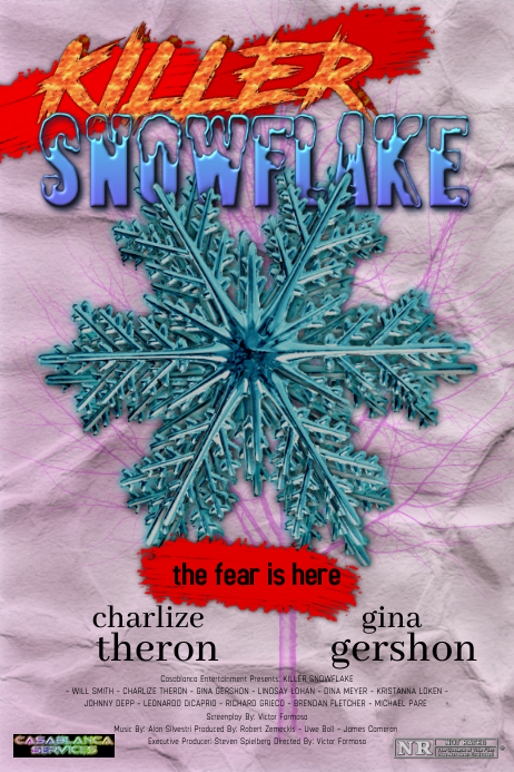 killer snowflake Template | PosterMyWall