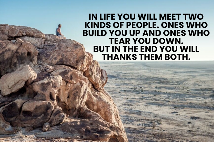 KIND OF PEOPLE QUOTE TEMPLATE | PosterMyWall