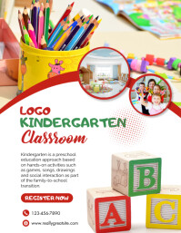 kindergarten classroom flyers Template | PosterMyWall