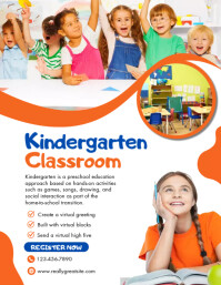 kindergarten classroom FLYERS Template | PosterMyWall