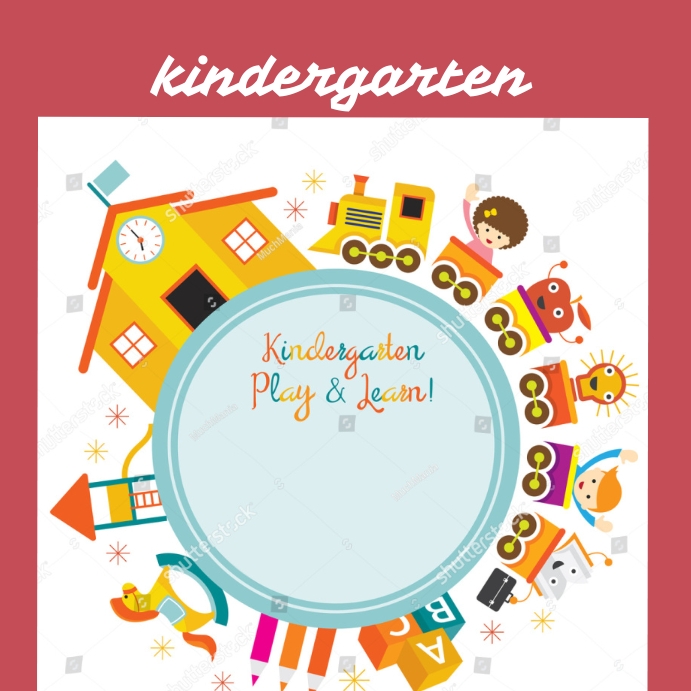 kindergarten Template | PosterMyWall