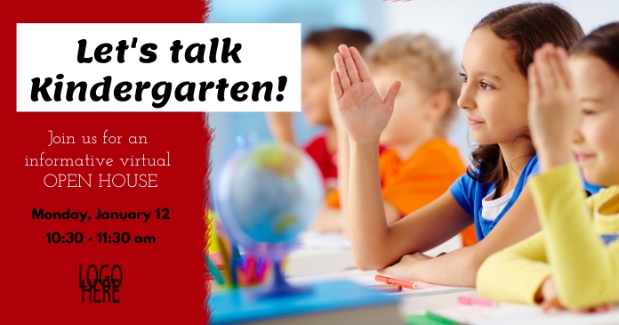 Kindergarten Open House Template | PosterMyWall