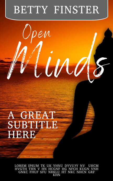 Kindle Book Cover Template | PosterMyWall