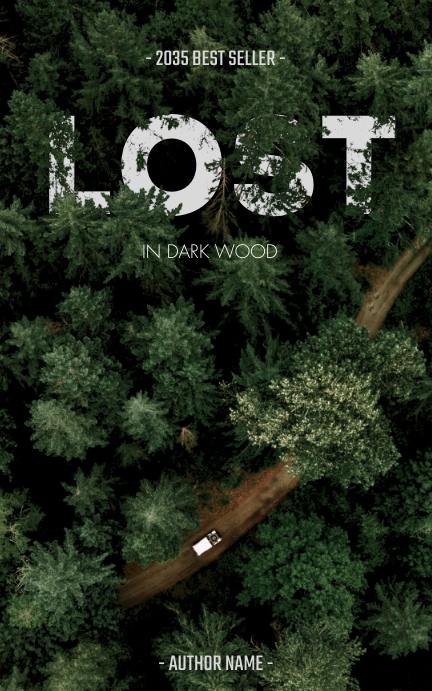 Kindle book cover - Forest Template | PosterMyWall