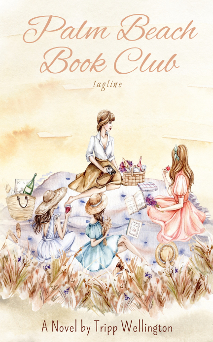 Kindle Palm Beach Book Club Template | PosterMyWall