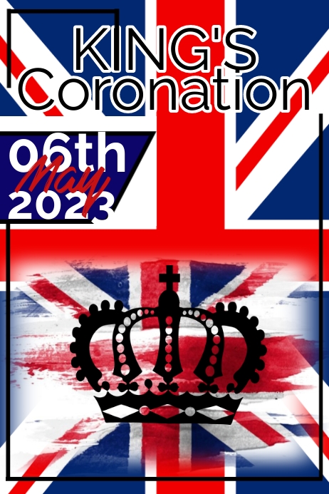 King's coronation day poster Template | PosterMyWall