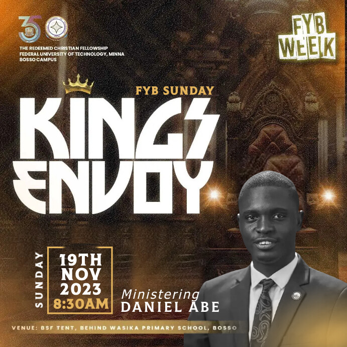 King's Envoy Sun Template | PosterMyWall