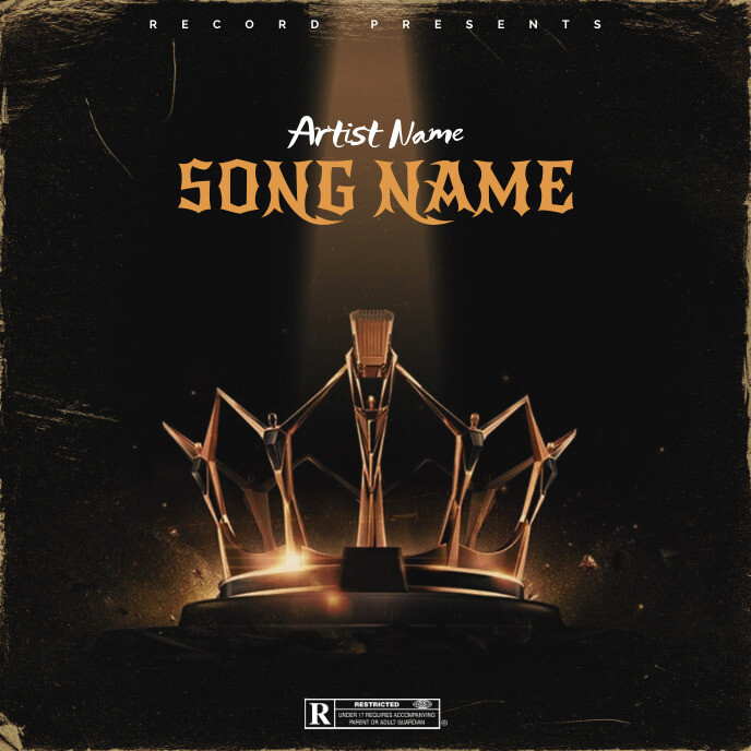 Copy of king Album Cover music art trap mixtape rap | PosterMyWall