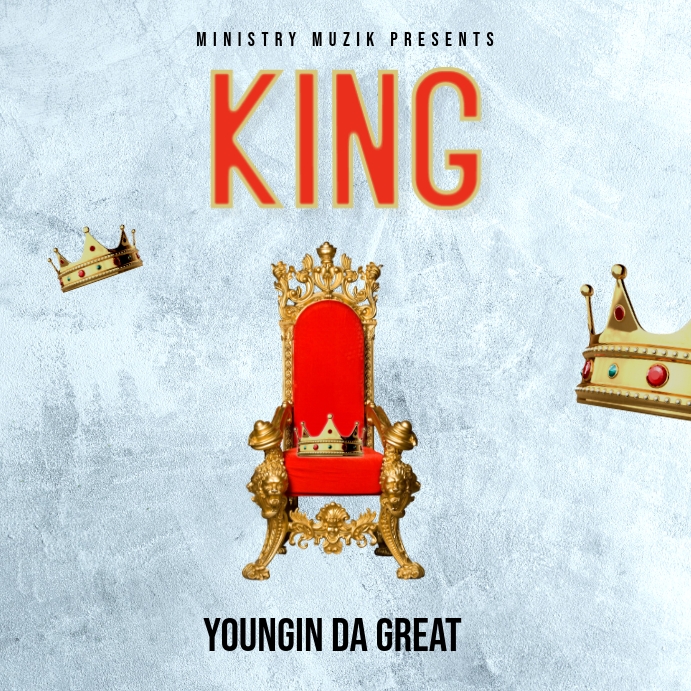 Copy of KING ALBUM COVER TEMPLATE | PosterMyWall