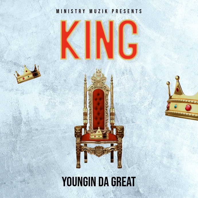 Copy of KING ALBUM COVER TEMPLATE | PosterMyWall
