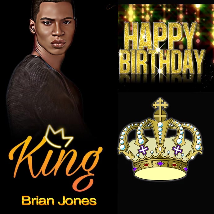 King Birthday Template | PosterMyWall