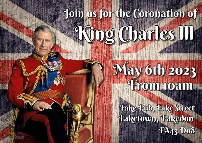 King Charles coronation Template | PosterMyWall