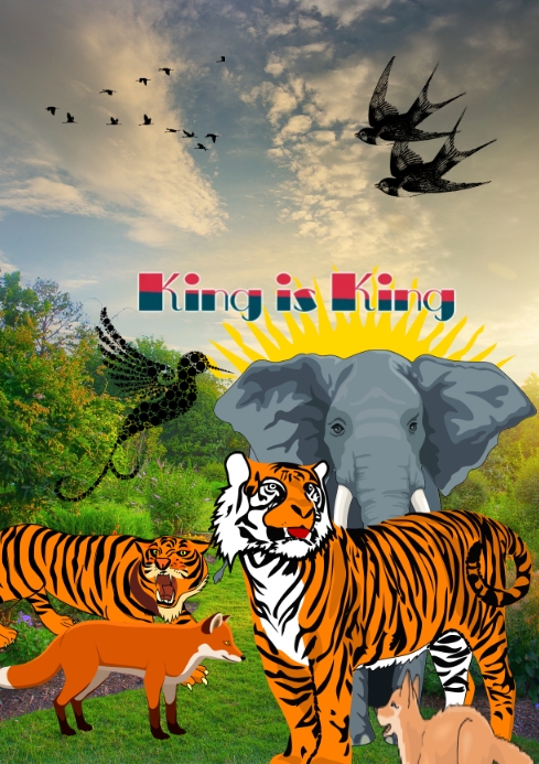 Copy of king is king | PosterMyWall