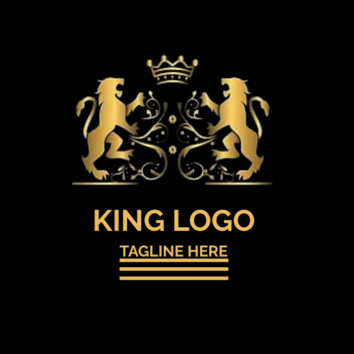 King Logo Design Text