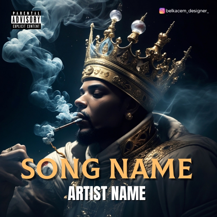 Plantilla de king smoke album cover | PosterMyWall