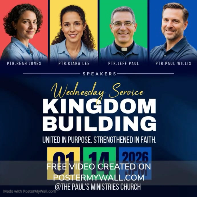 Kingdom Buidling Service Template | PosterMyWall