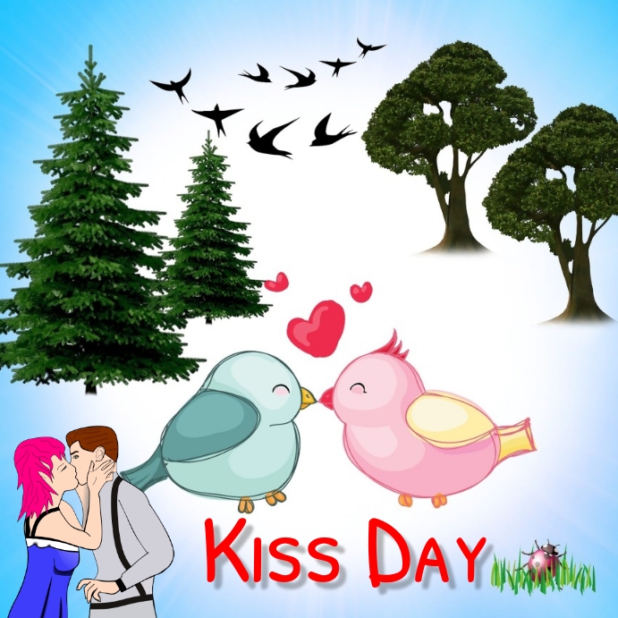 Kiss Day wishing template card | PosterMyWall