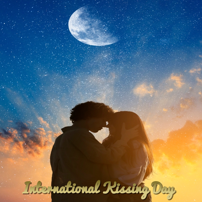 Kissing Day Template | PosterMyWall