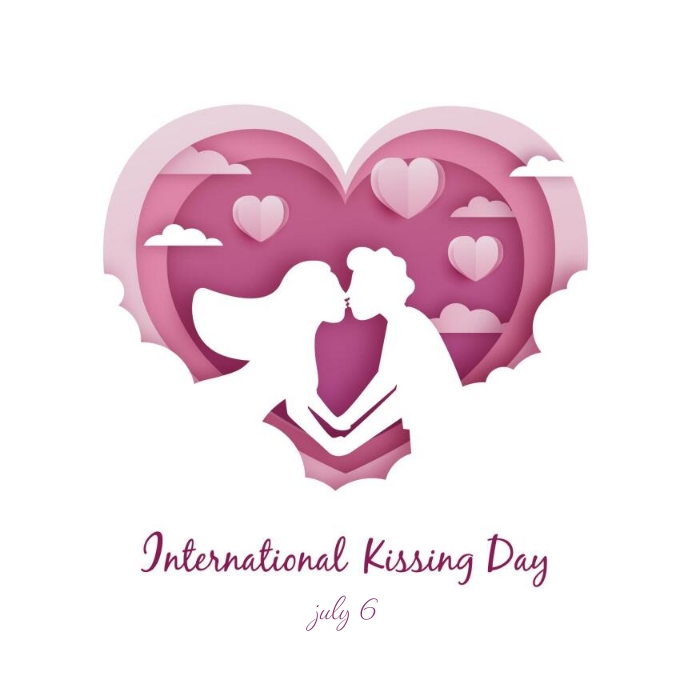 Kissing Day Template | PosterMyWall