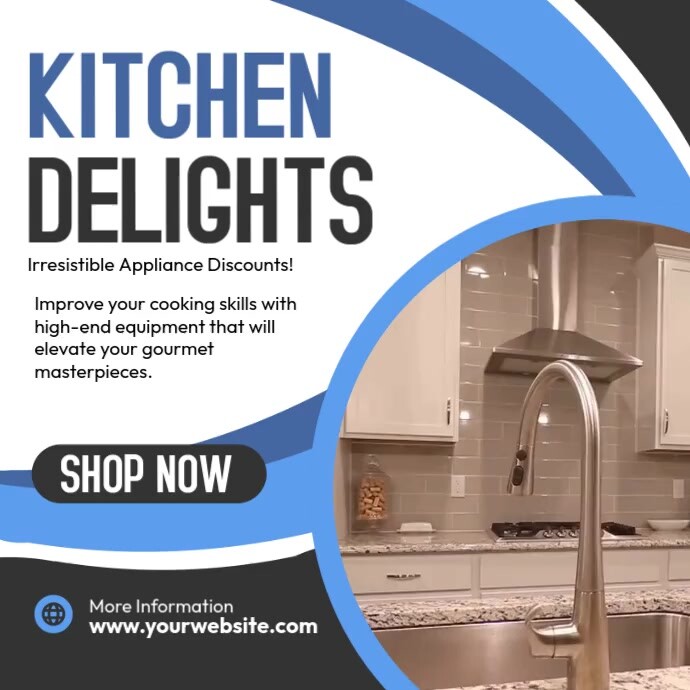 Kitchen Delights Template | PosterMyWall