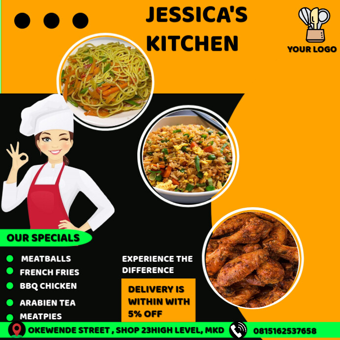 Copy of KITCHEN FLYER | PosterMyWall