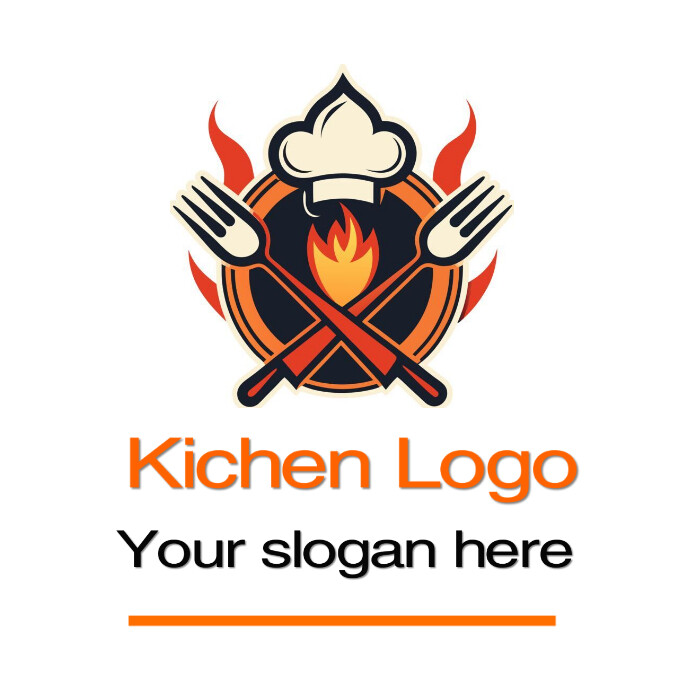 Plantilla de kITCHEN LOGO | PosterMyWall