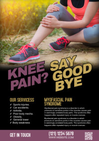 Knee Injury Ads Template | PosterMyWall