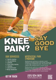 Knee Injury Ads Template | PosterMyWall
