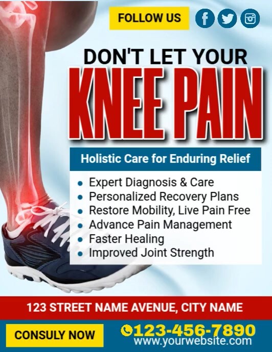 Copy of Knee Pain Ads | PosterMyWall