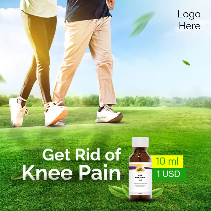 Knee Pain Banner Template | PosterMyWall