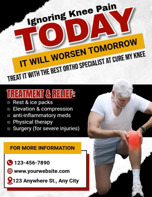 Modèle Knee Pain Treatment | PosterMyWall
