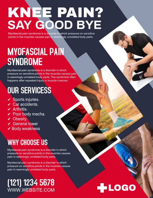Copy of Knee Pain Treatment flyer | PosterMyWall