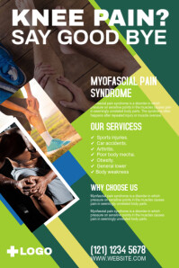 Knee Pain Treatment flyer Template | PosterMyWall