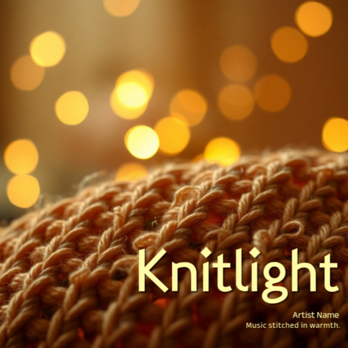 Copy of Knitlight — Lo-Fi Winter Album Cover | PosterMyWall