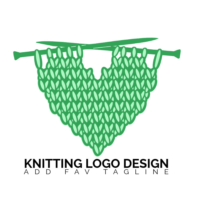 Modèle knitting logo | PosterMyWall