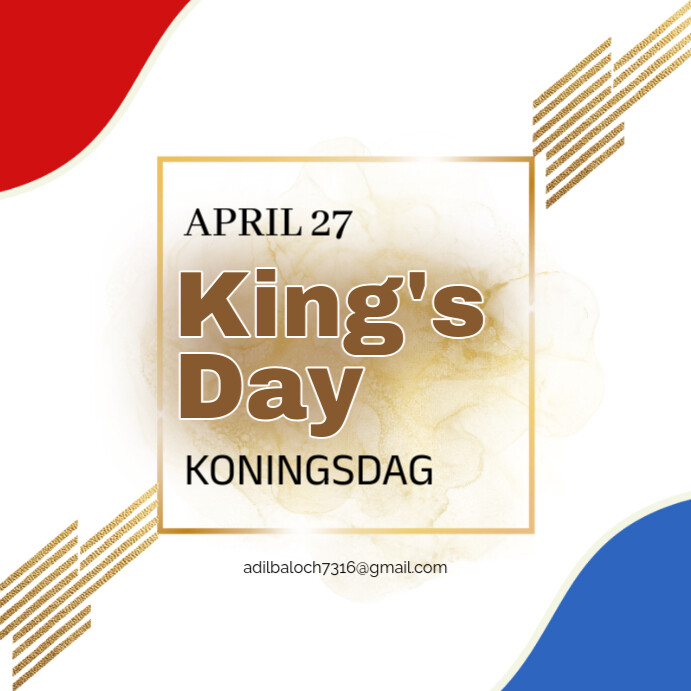Copy of Koningsdag template | PosterMyWall