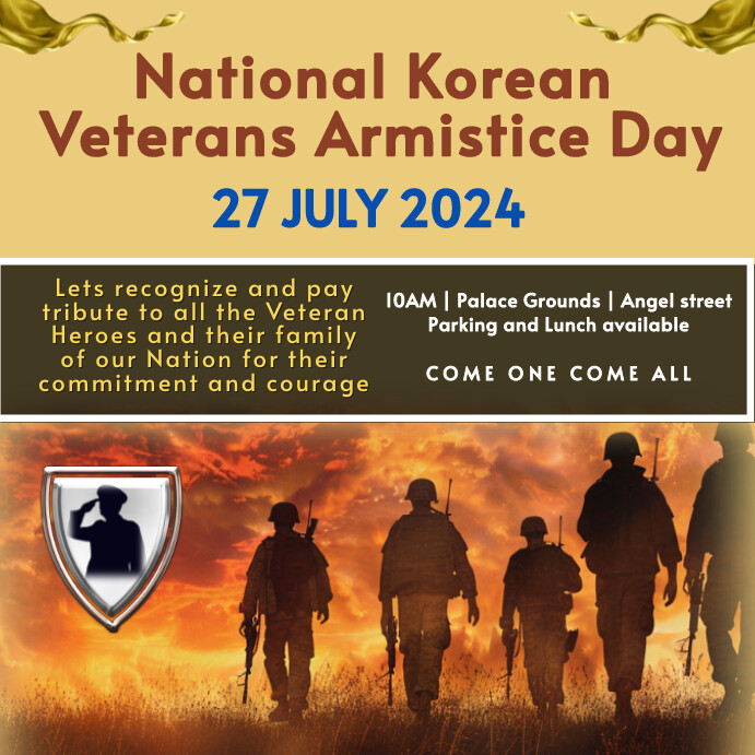 Korean War Veteran Recognition Day, national Template | PosterMyWall