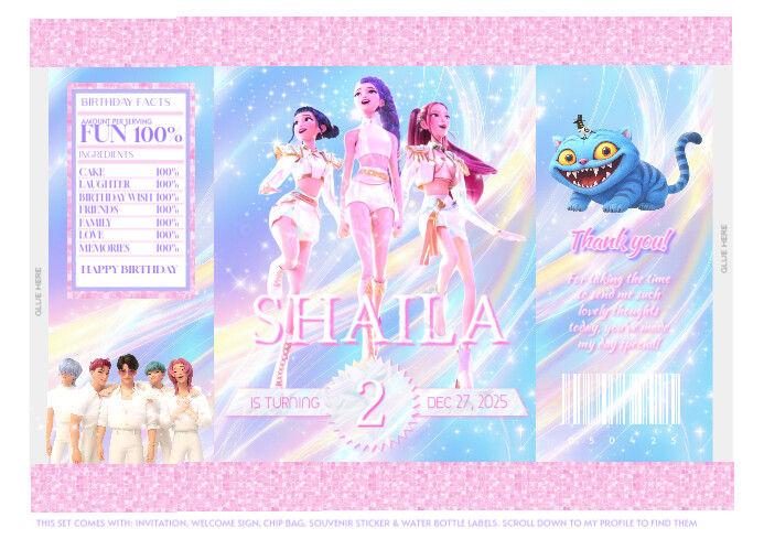 Kpop Demon Hunters Template | PosterMyWall