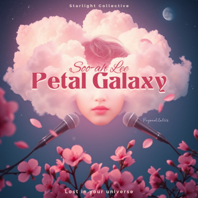 Kpop Surreal Album Cover 2026 – Floating Idol Face Template | PosterMyWall