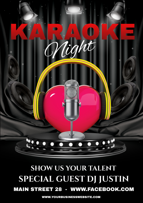KRAOKE Template | PosterMyWall
