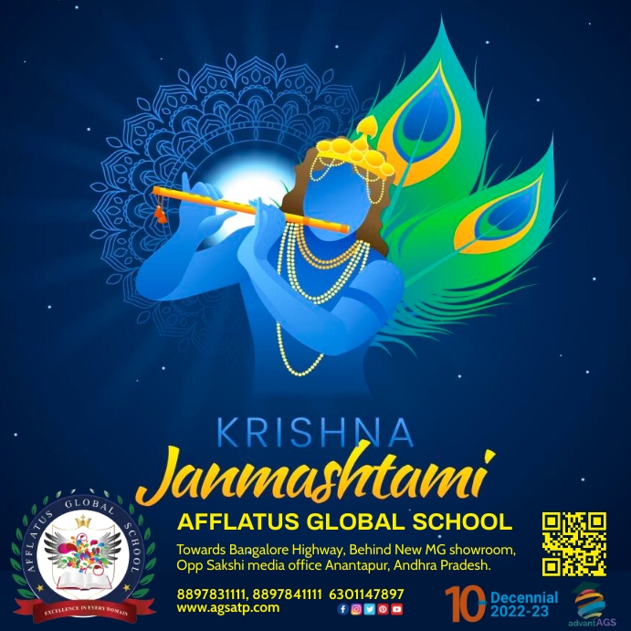 Krishna Janmashtami, Janmashtami Template | PosterMyWall