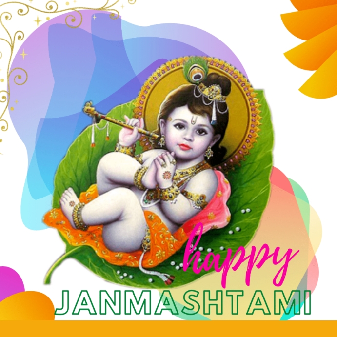 Krishna Janmashtami Template | PosterMyWall