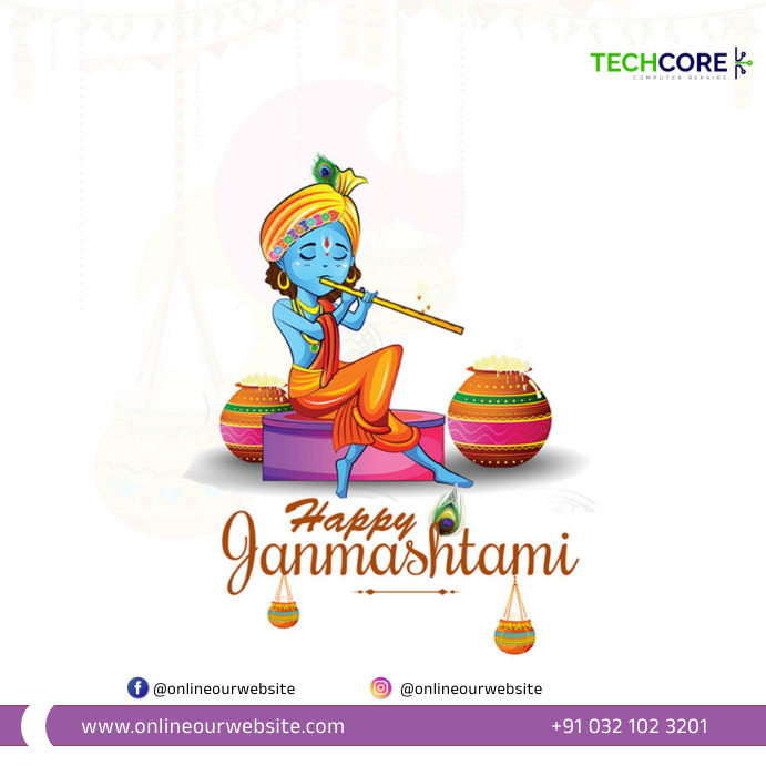 Krishna Janmashtami Template | PosterMyWall