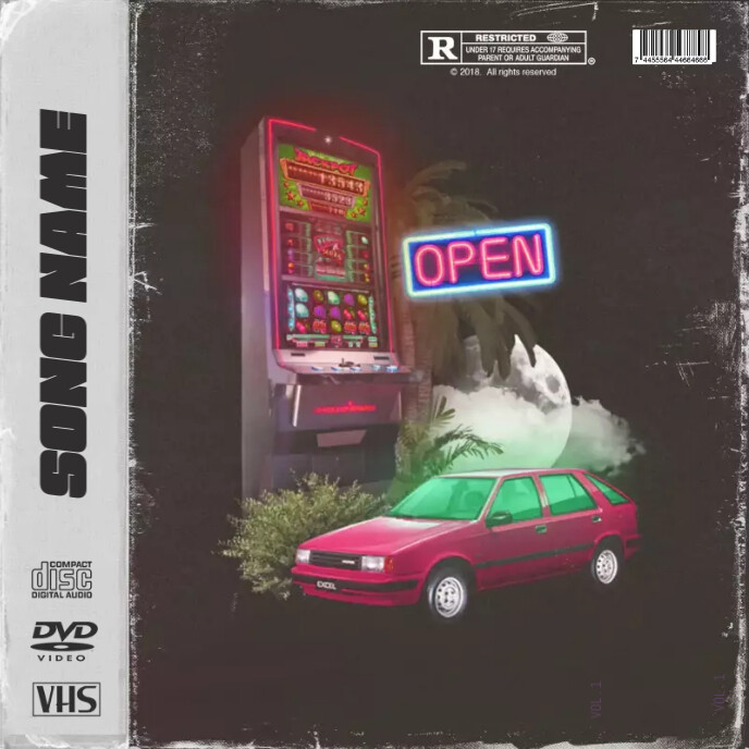 KTZH - Single Mixtape Song EP Album Cover Art Artwork Template Premade ...